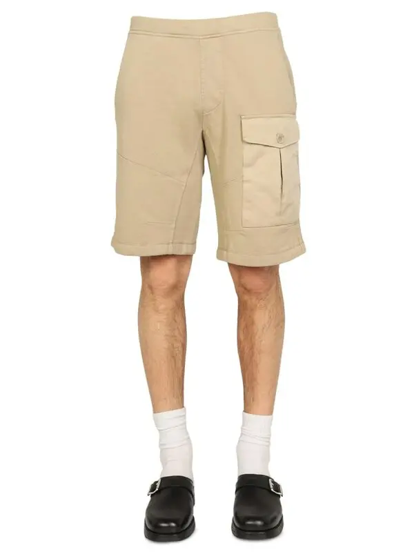 TEN C Sweatshirt Bermuda - Cream
