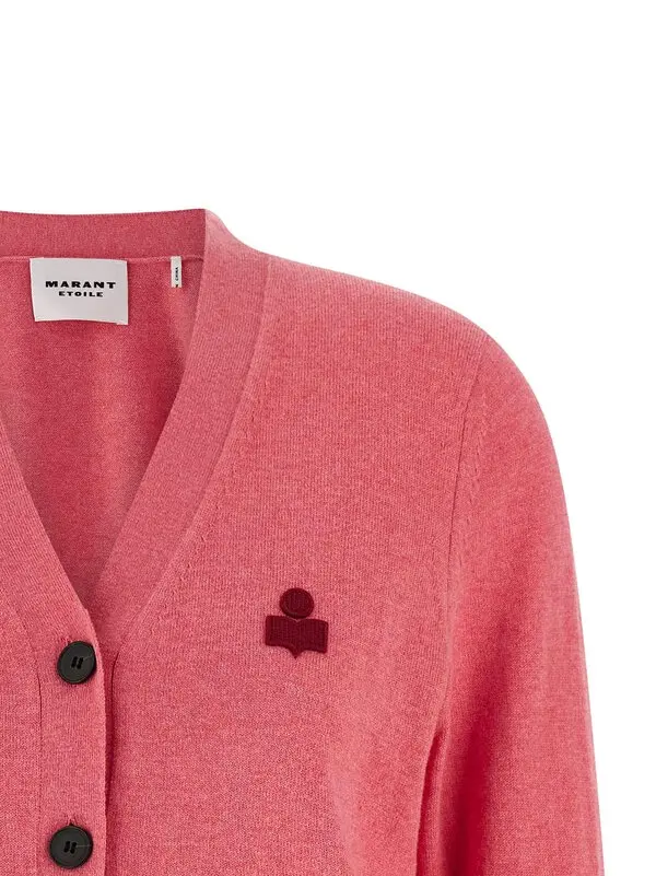 Isabel Marant Étoile Karina Mélange Cotton And Wool Blend Cardigan