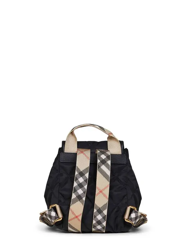 Burberry Black Horseshoe Mini Backpack