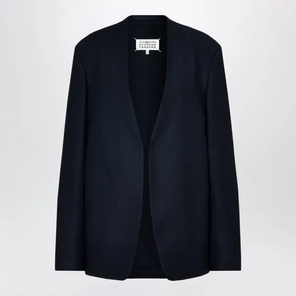 MAISON MARGIELA Navy Virgin Wool Jacket