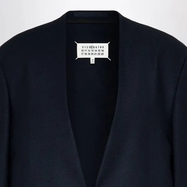 MAISON MARGIELA Virgin Wool Jacket - Blue