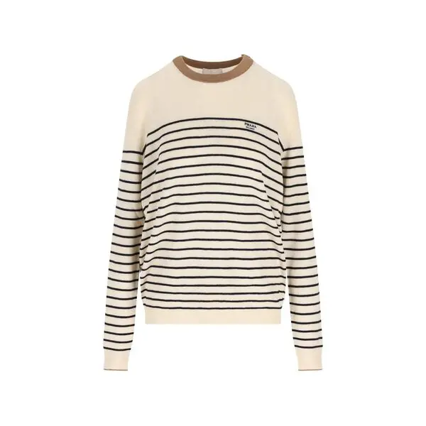 Prada Neutrals Sweaters & Knitwear Jumpers