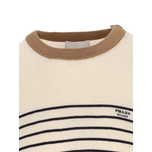 Prada Neutrals Sweaters & Knitwear Jumpers