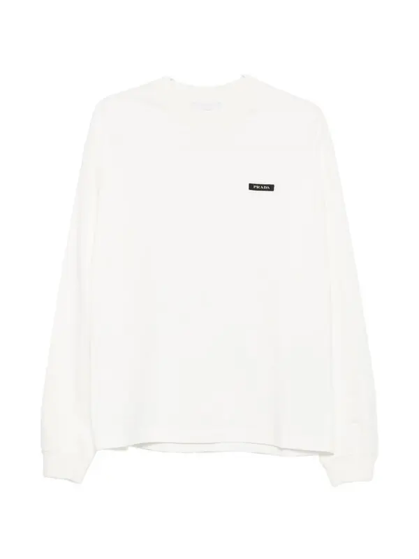 Prada Cotton Crewneck Sweater - Multicolor