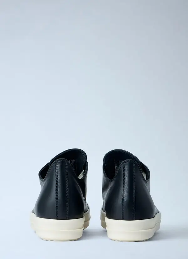 Rick Owens Leather Low-top Sneakers