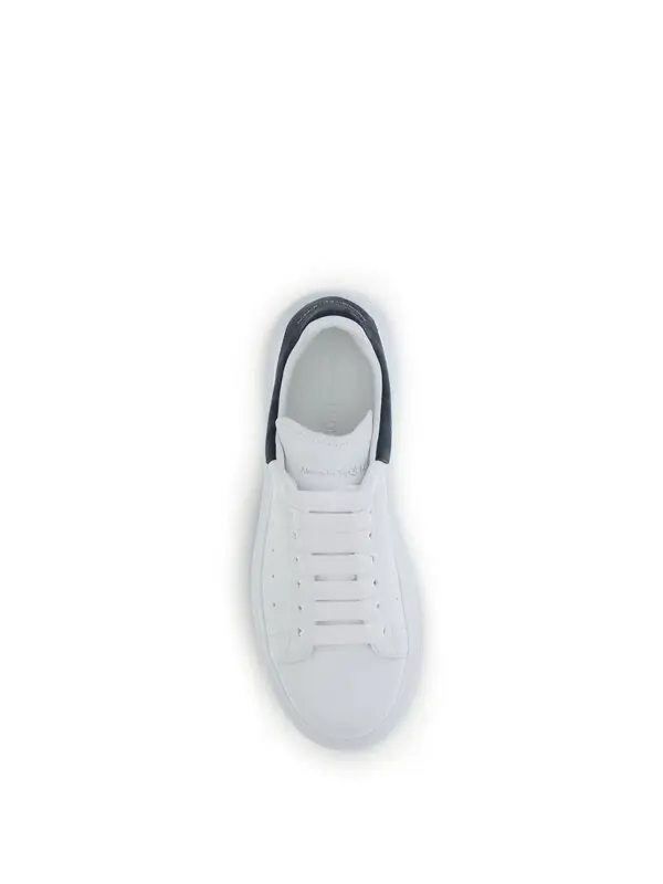 Alexander McQueen Oversized Leather Sneakers - White