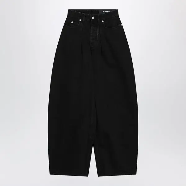 Jacquemus High-waisted Denim Jeans - Black