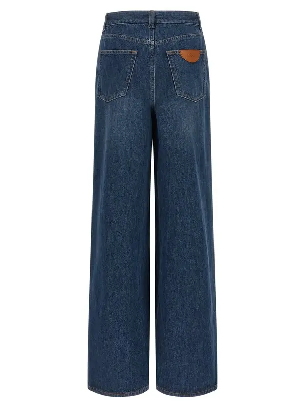 Chloé Palazzo Jeans - Blue