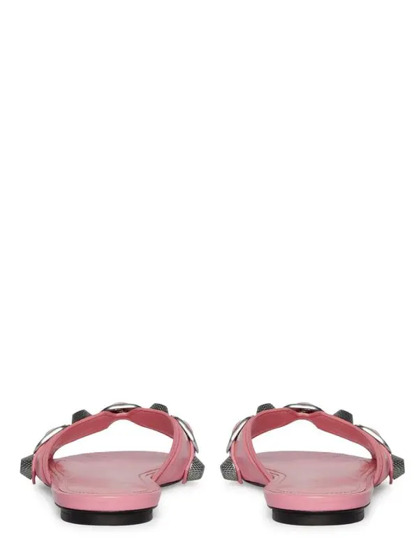 Balenciaga Leather Sandals - Pink