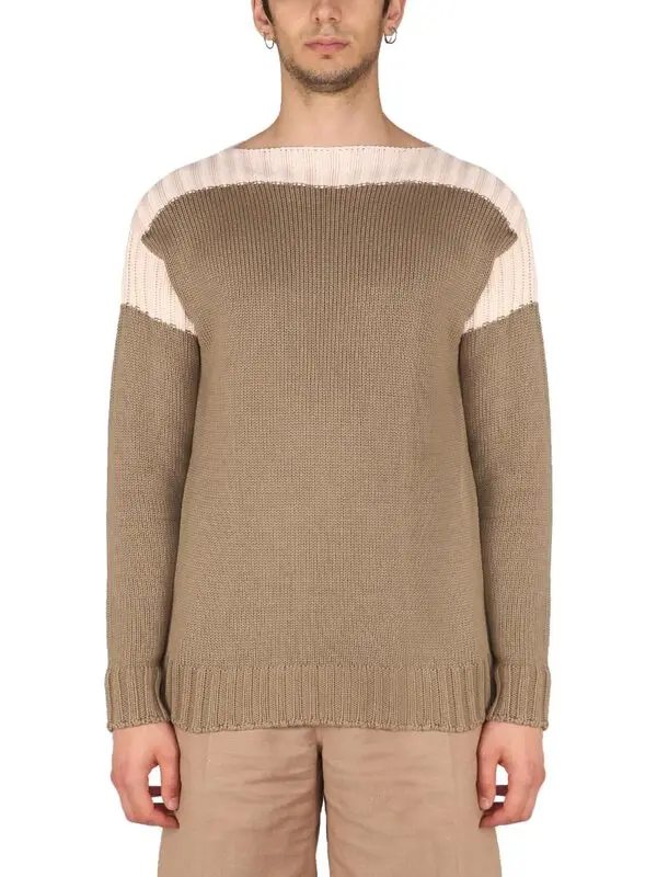 Fendi Cotton And Cashmere Sweater - Cream