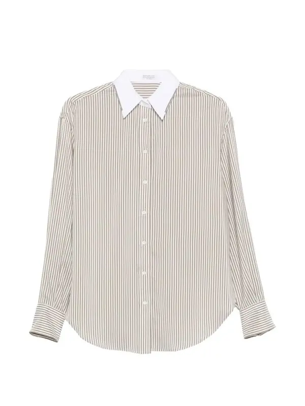 Brunello Cucinelli Silk Shirt - Multicolor
