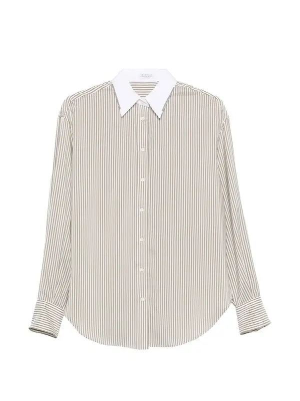 Brunello Cucinelli Silk Shirt - Multicolor