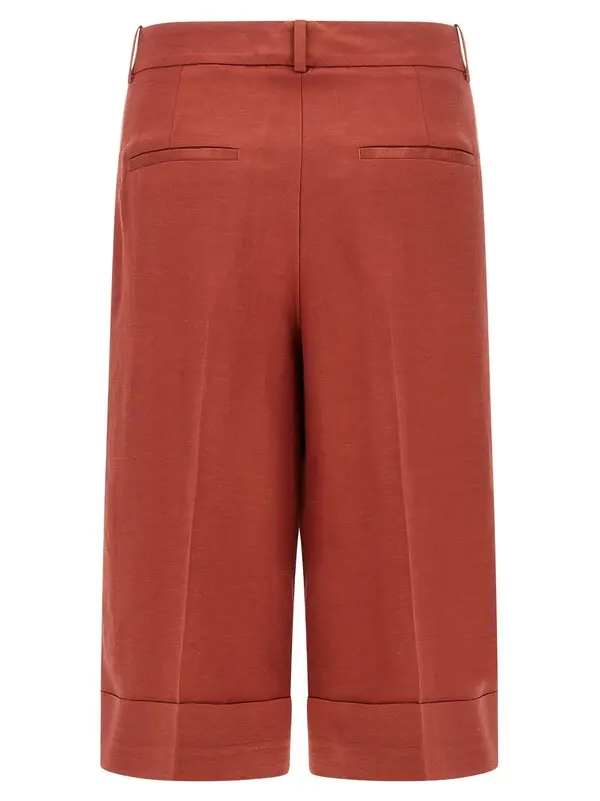 Peserico Linen Viscose Bermuda Shorts