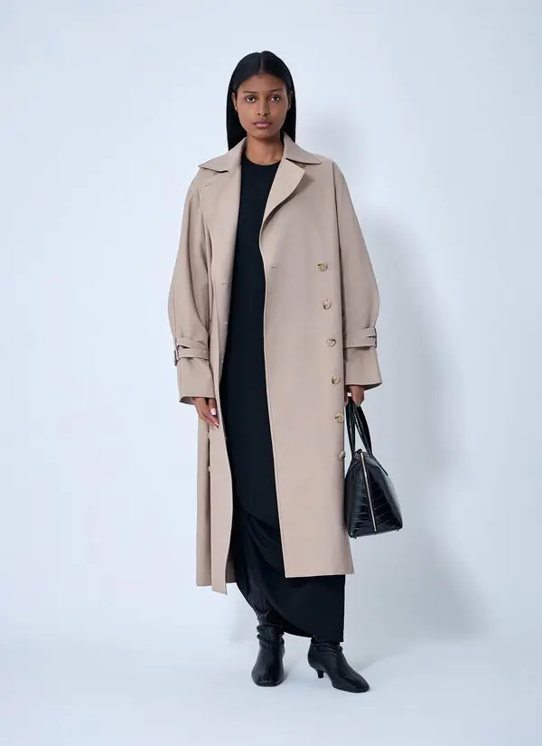 TOTEME Signature Trench Coat - Cream