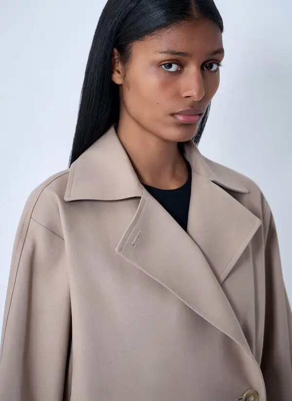 TOTEME Signature Trench Coat - Cream