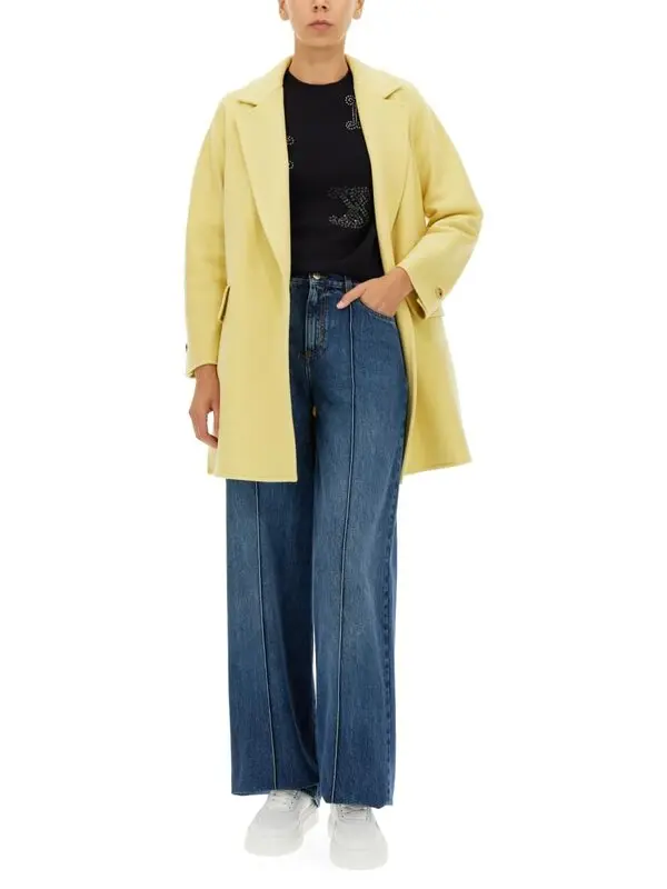 Max Mara Beira Coat - Yellow