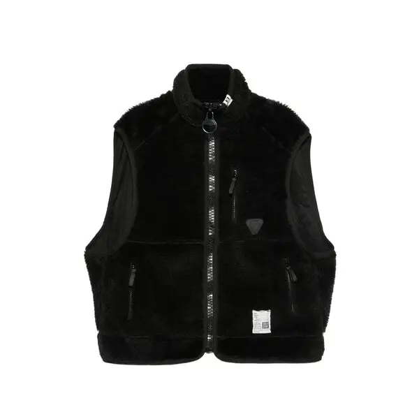 Mihara Yasuhiro Faux-shearling Vest - Black