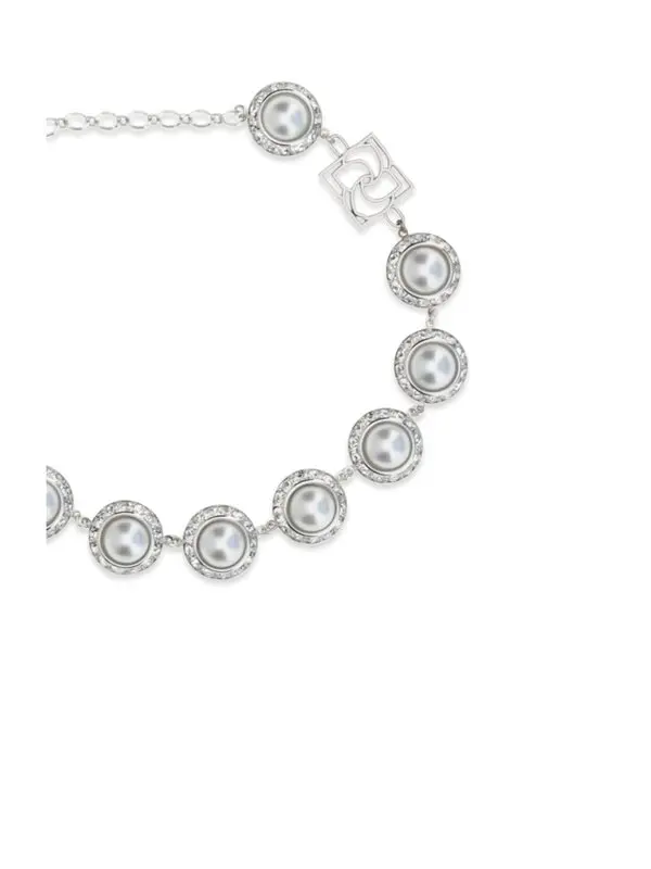 Magda Butrym Pearl And Crystal Necklace