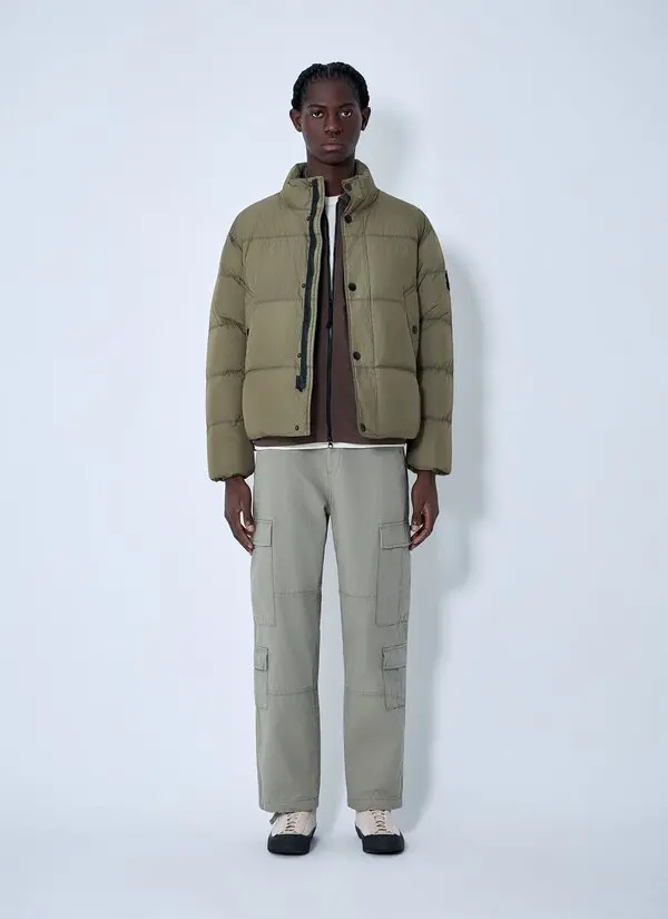 Stone Island Logo Patch Bomber Jacket