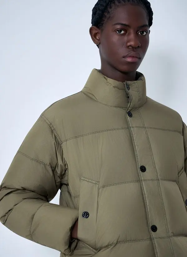 Stone Island Logo Patch Bomber Jacket
