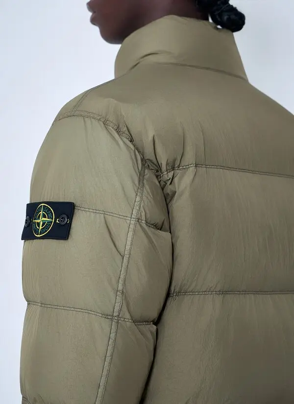 Stone Island Logo Patch Bomber Jacket