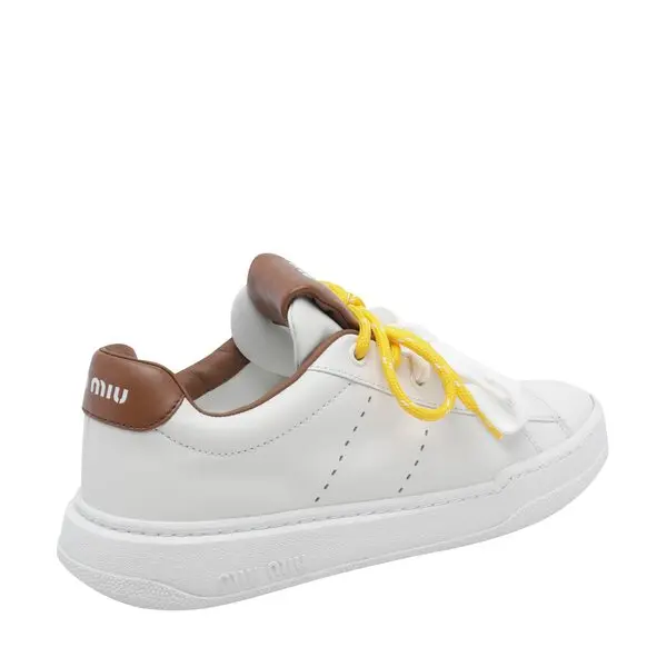 Miu Miu Logo Bicolor Sneakers