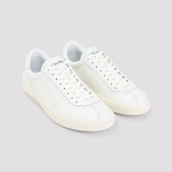 Celine Low Lace-up Sneakers With Triomphe
