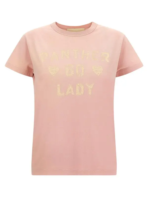 Valentino Garavani Panther Lady T-shirt - Pink