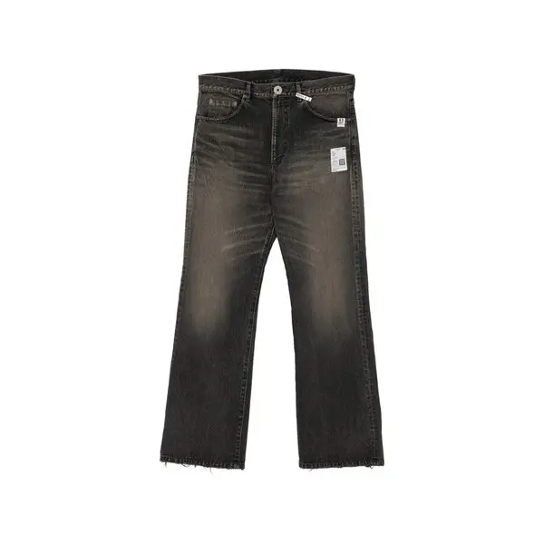 Mihara Yasuhiro Denim Regular & Straight-leg Jeans - Black