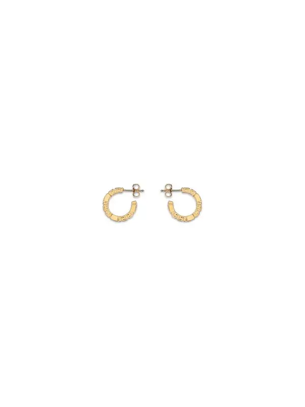Versace Greca Motif Earrings - Gold