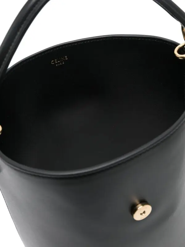 Celine Louise Small Leather Bucket Bag - Multicolor