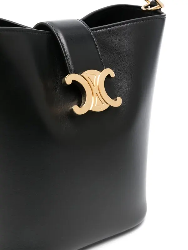 Celine Louise Small Leather Bucket Bag - Multicolor