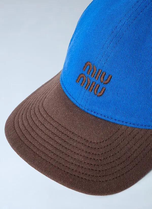 Miu Miu Logo Motif Baseball Cap
