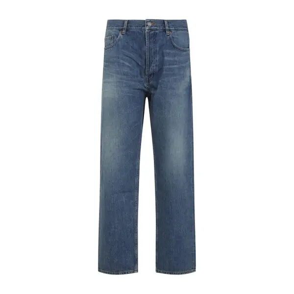 Saint Laurent Mick Long Jeans - Blue