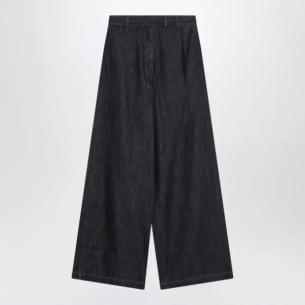 Dries Van Noten Dark Indigo Wide-leg Jeans - Blue