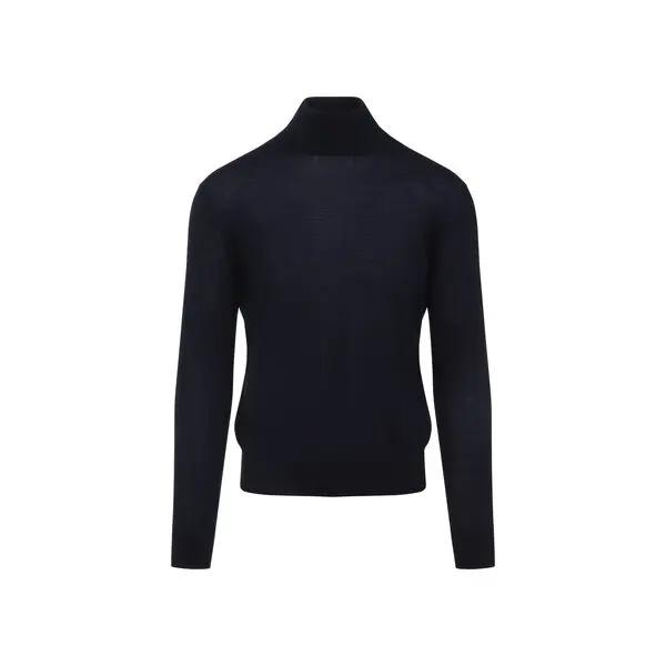 Saint Laurent Wool And Cashmere Pullover - Blue