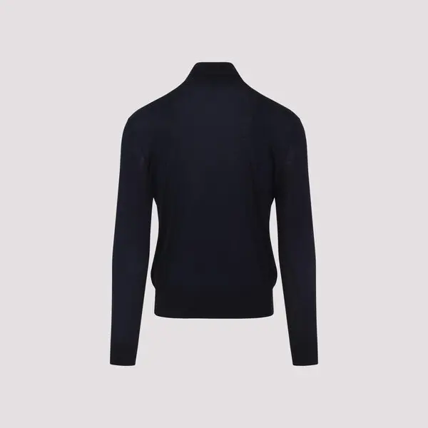 Saint Laurent Wool And Cashmere Pullover - Blue