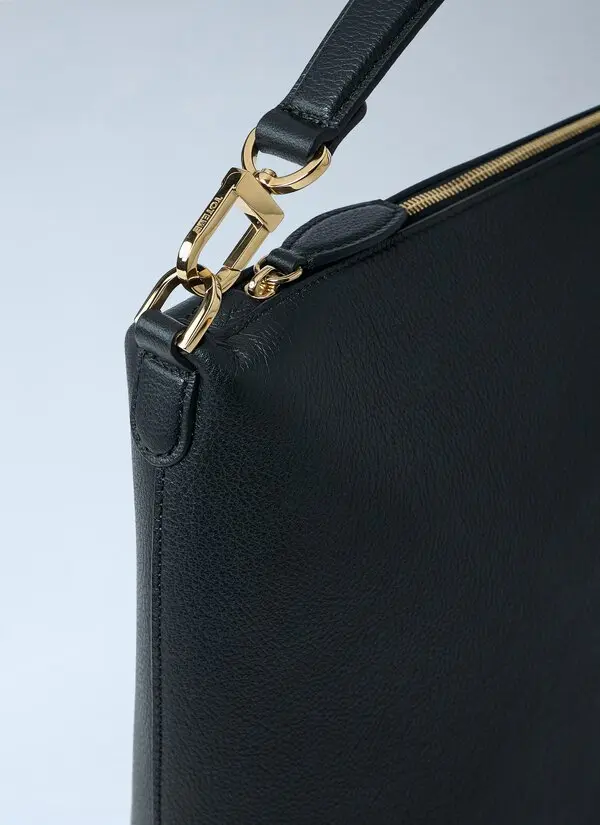 TOTEME Medium Bevel Grained Leather Shoulder Bag