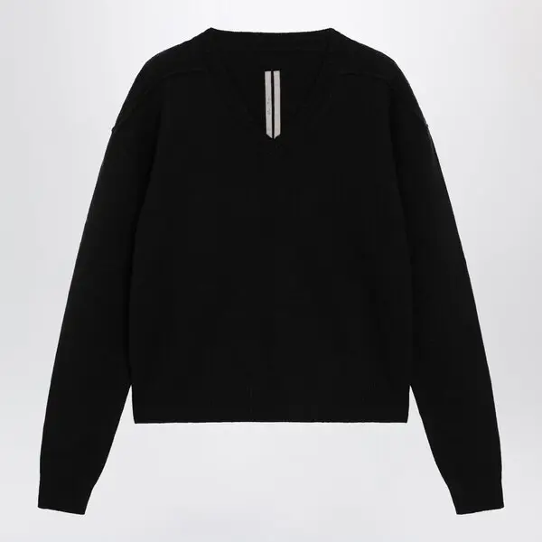 Rick Owens Wool And Cashmere Sweater - Black
