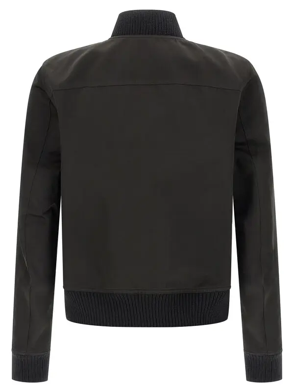 Rick Owens Heizer Flight' Bomber Jacket - Black