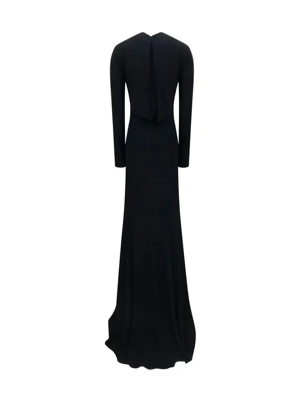 TOM FORD Long Evening Dress With Long Sleeves