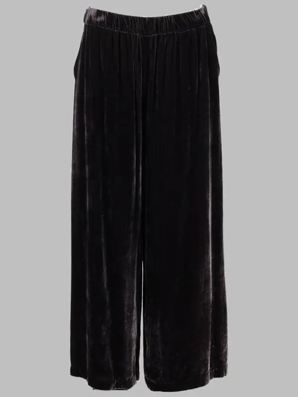 P.a.r.o.s.h Pantalone In Viscosa Misto Seta - Brown