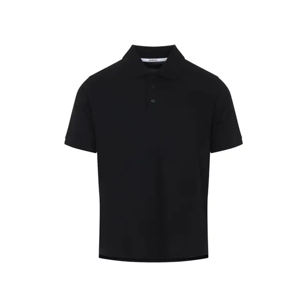 Saint Laurent Cotton Polo - Black