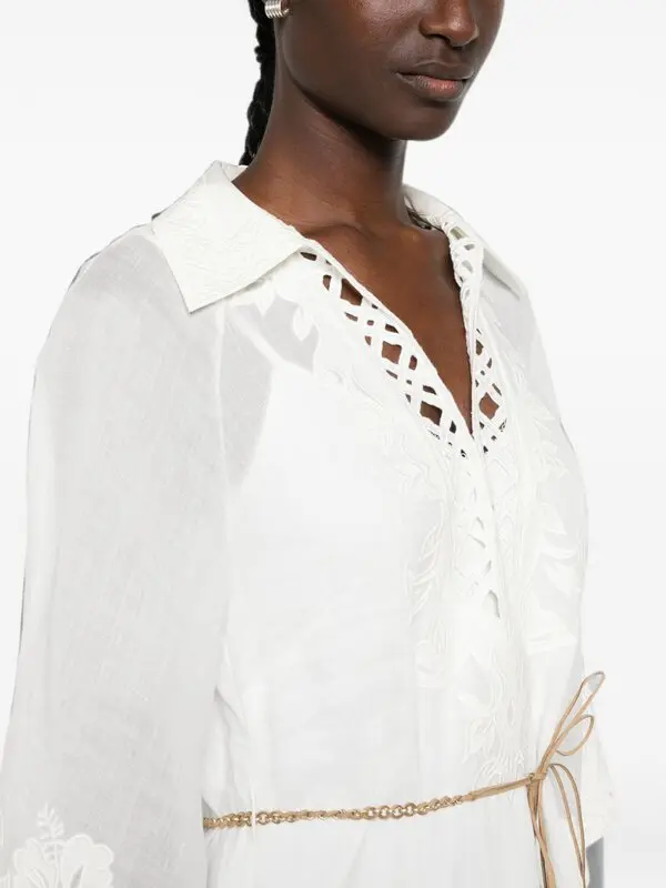 Zimmermann Indra Embroidered Maxi Dress