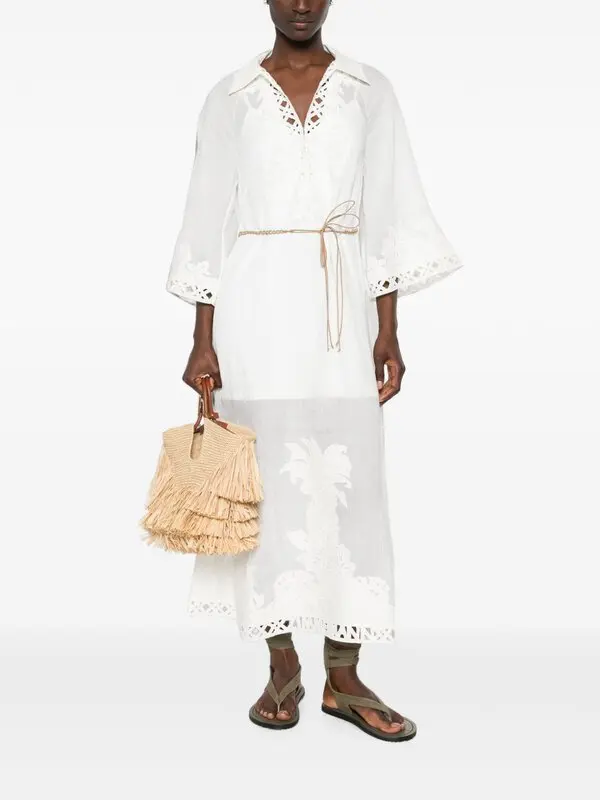 Zimmermann Indra Embroidered Maxi Dress - Multicolor