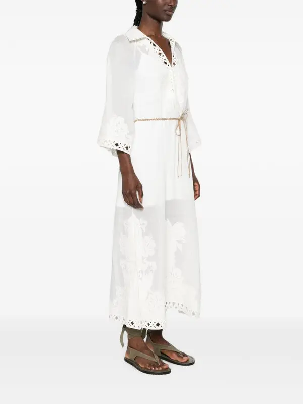 Zimmermann Indra Embroidered Maxi Dress - Multicolor