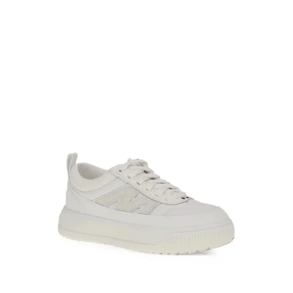 Moncler Panelled Low Top Trainers - White
