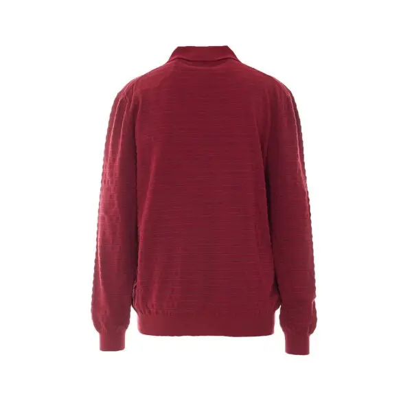 Miu Miu Mini Logo V-neck Polo - Red