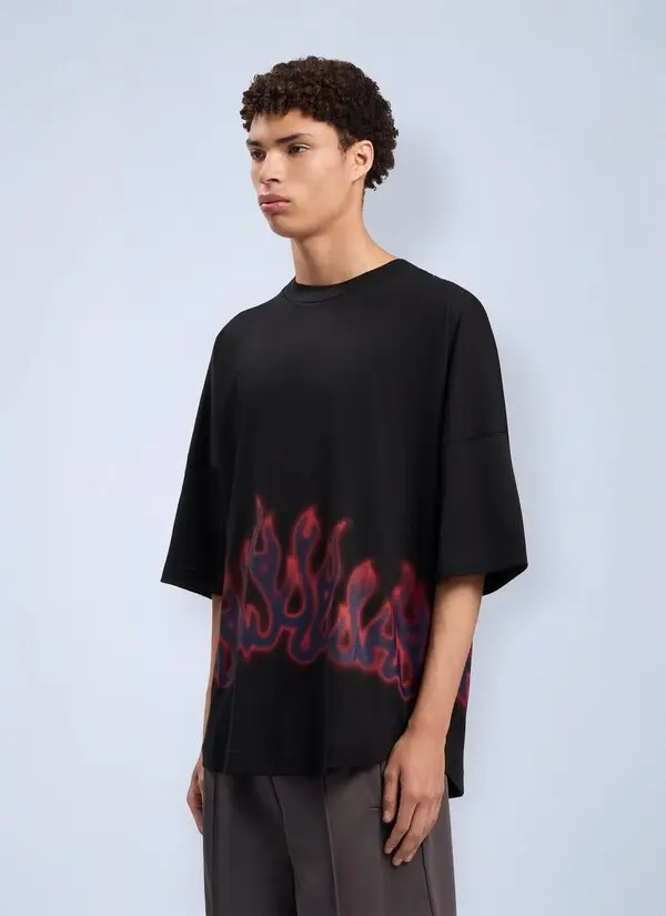 Palm Angels Flames Over T-shirt