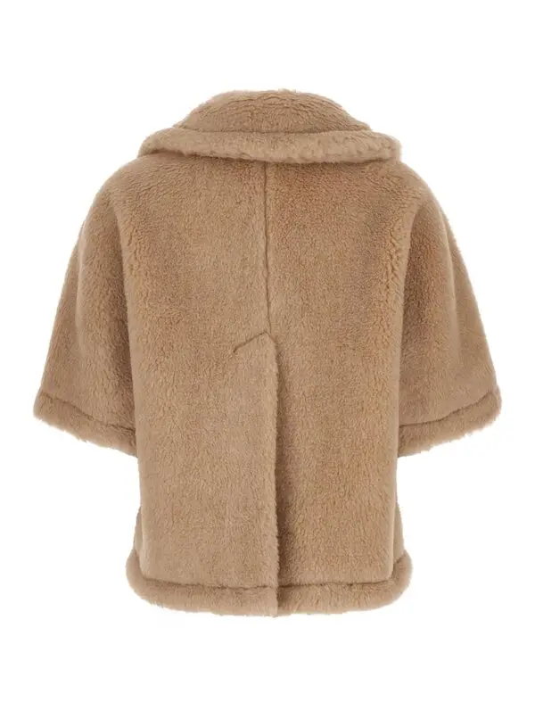 Max Mara Corvino Faux Fur Cloak - Multicolor